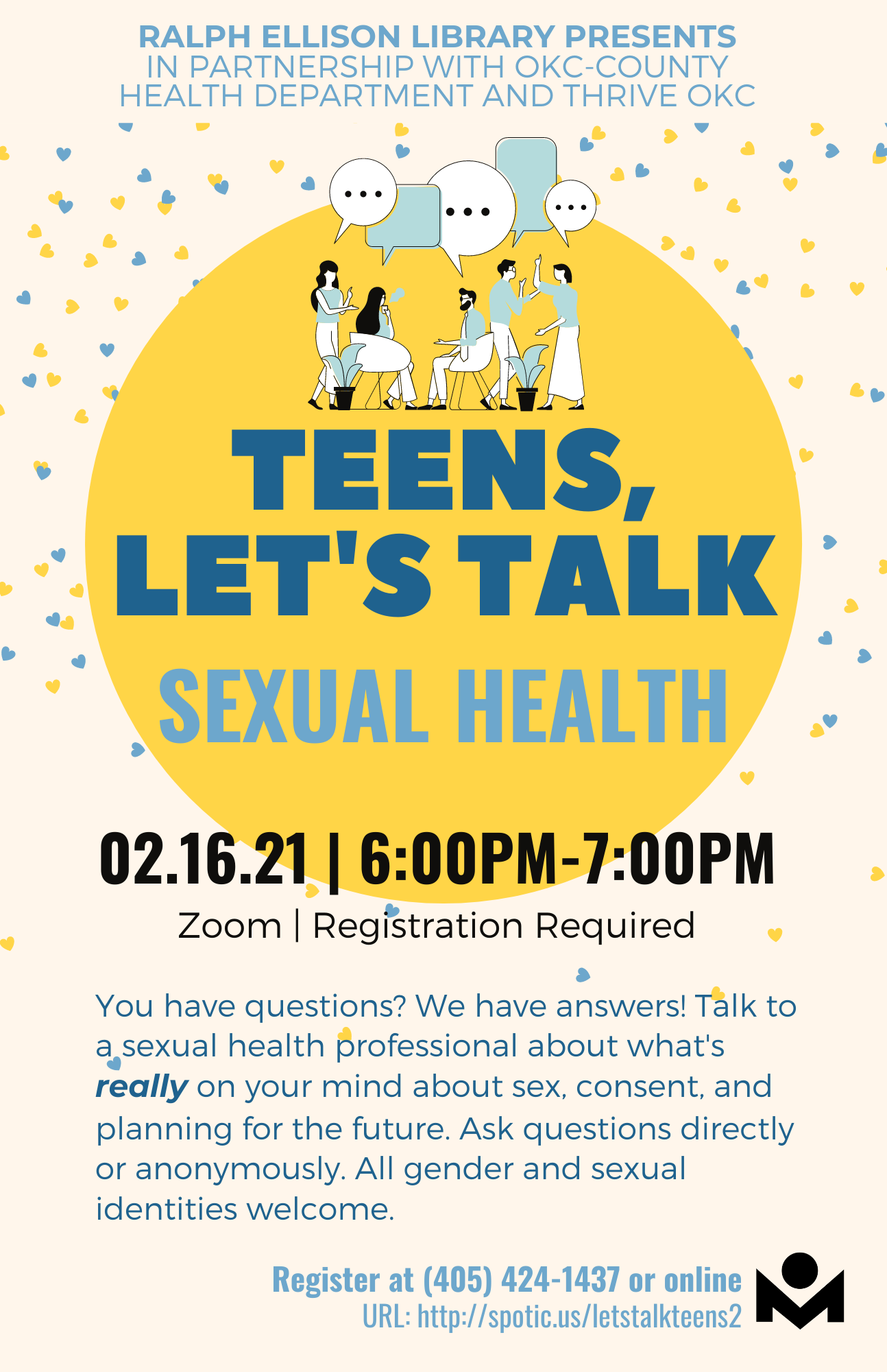 Teens, Let's Talk Sexual Health | Metropolitan Library System