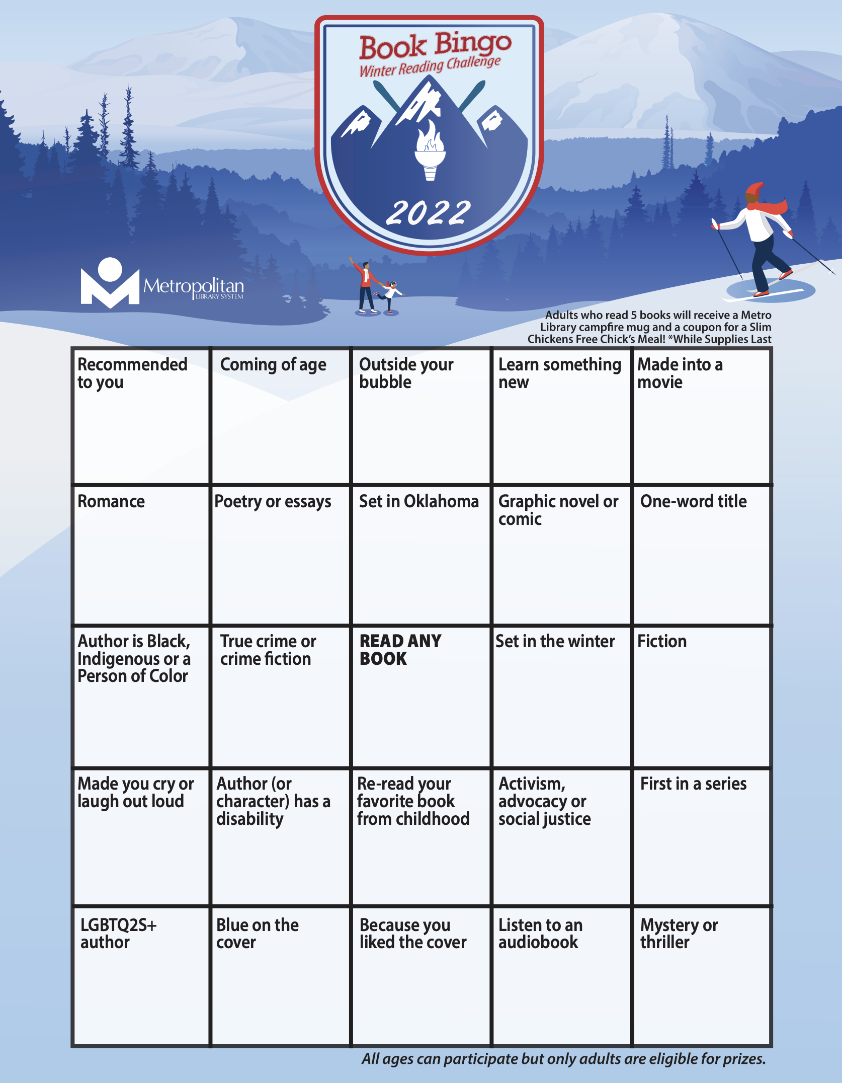 Winter Reading Challenge | Metropolitan Library System