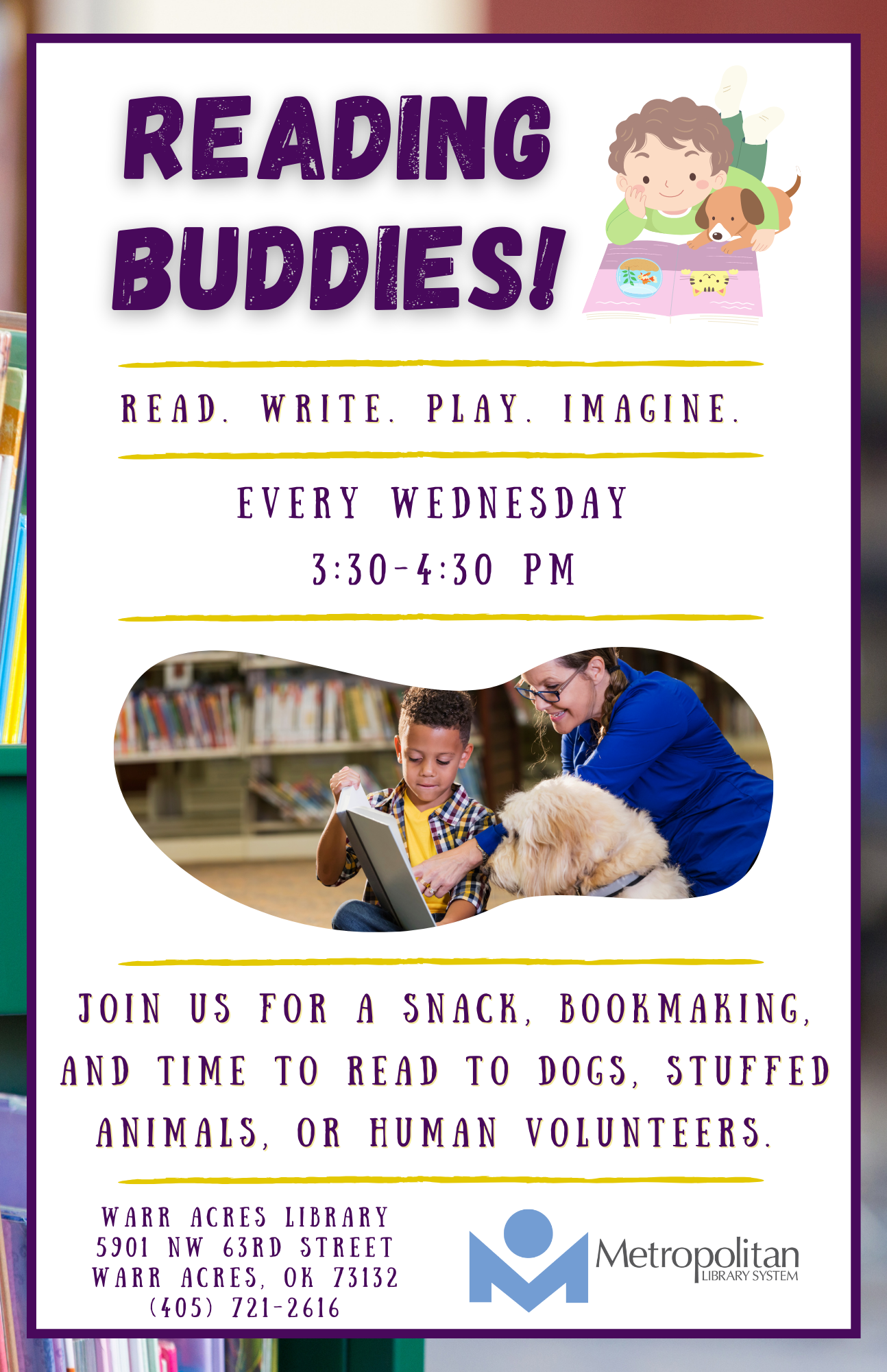 Reading Buddies | Metropolitan Library System