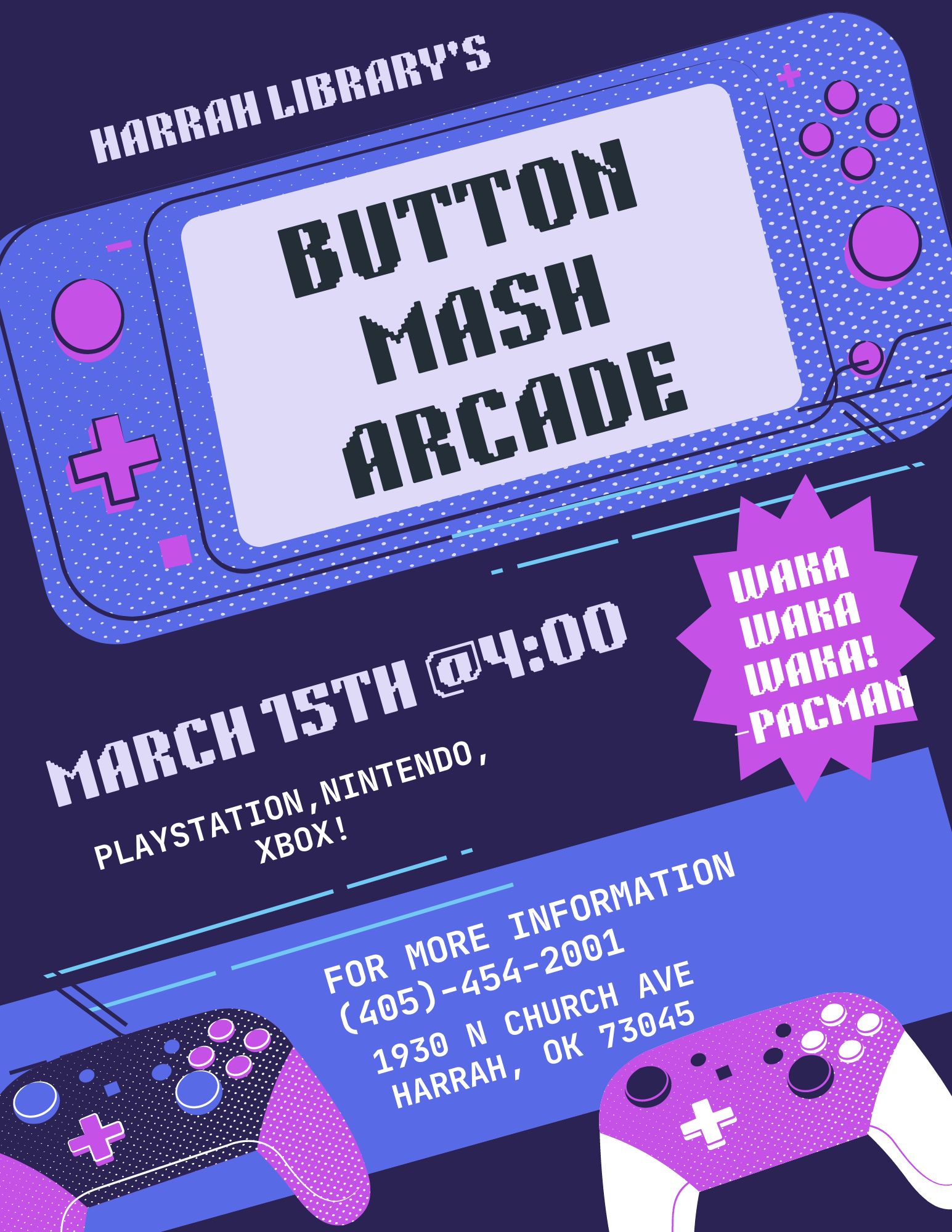 Button Mash Arcade | Metropolitan Library System